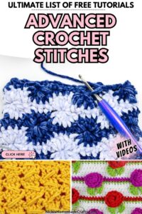 Advanced Crochet Stitches - Ultimate List - Nicki's Homemade Crafts