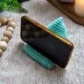 Easy FREE Crochet Phone Holder Wedge Pattern - Quick Gift - Nicki's ...