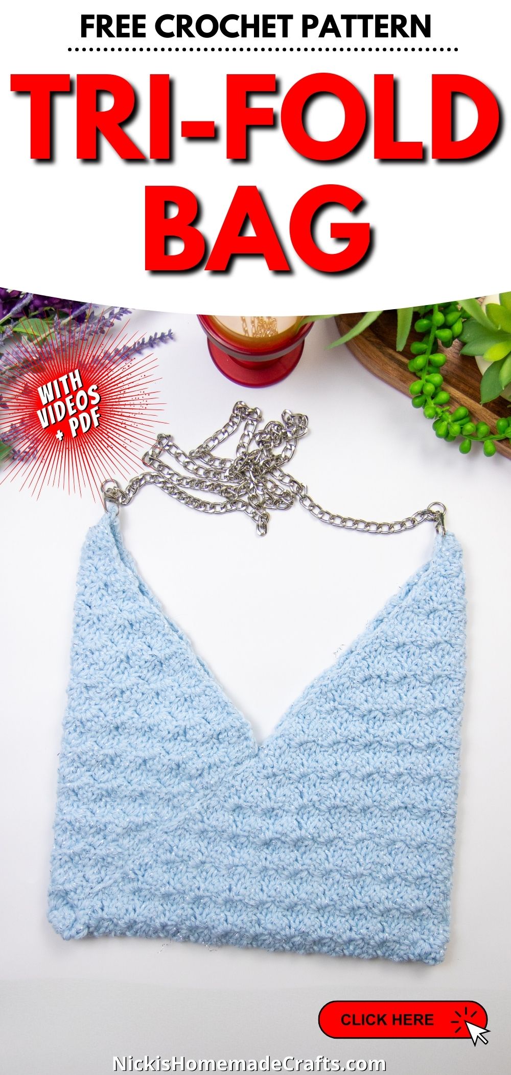 FREE C2C Rectangle Crochet Bag Pattern - Easy Crochet Tutorial - Nicki ...