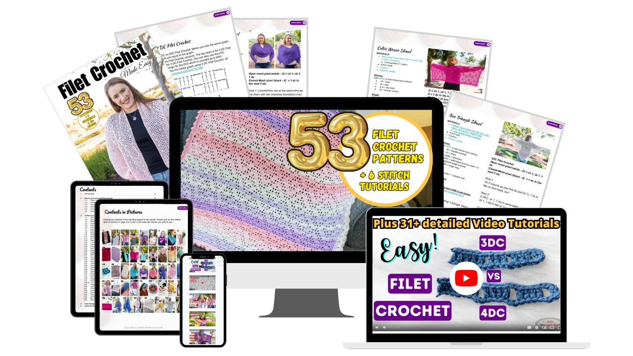 Filet Crochet Made Easy - 53 Crochet Patterns, 6 Tutorials and 31 ...