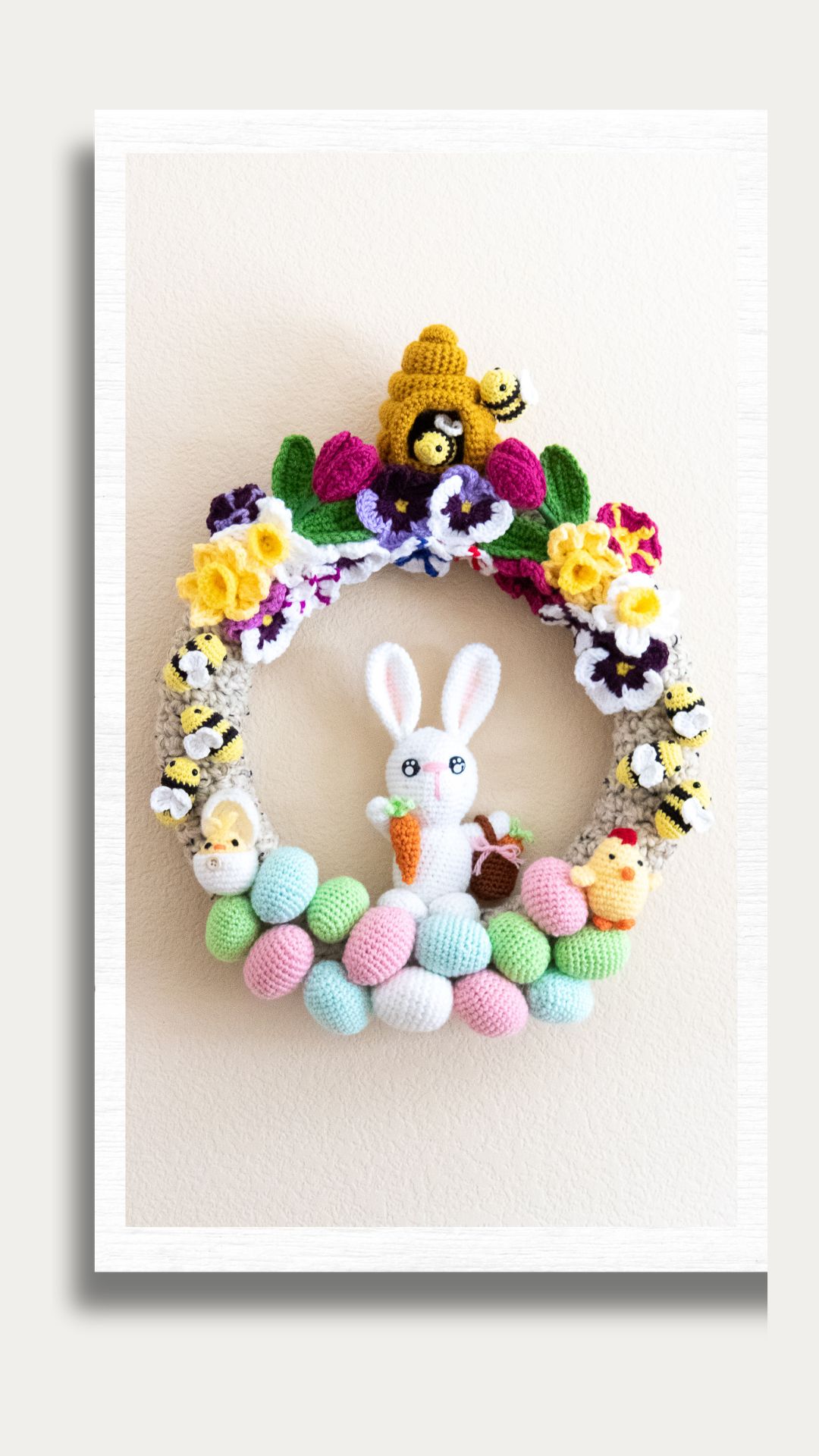 Free Crochet Spring Easter Wreath - 14-in-1 Patterns - 3-Day LIVE ...