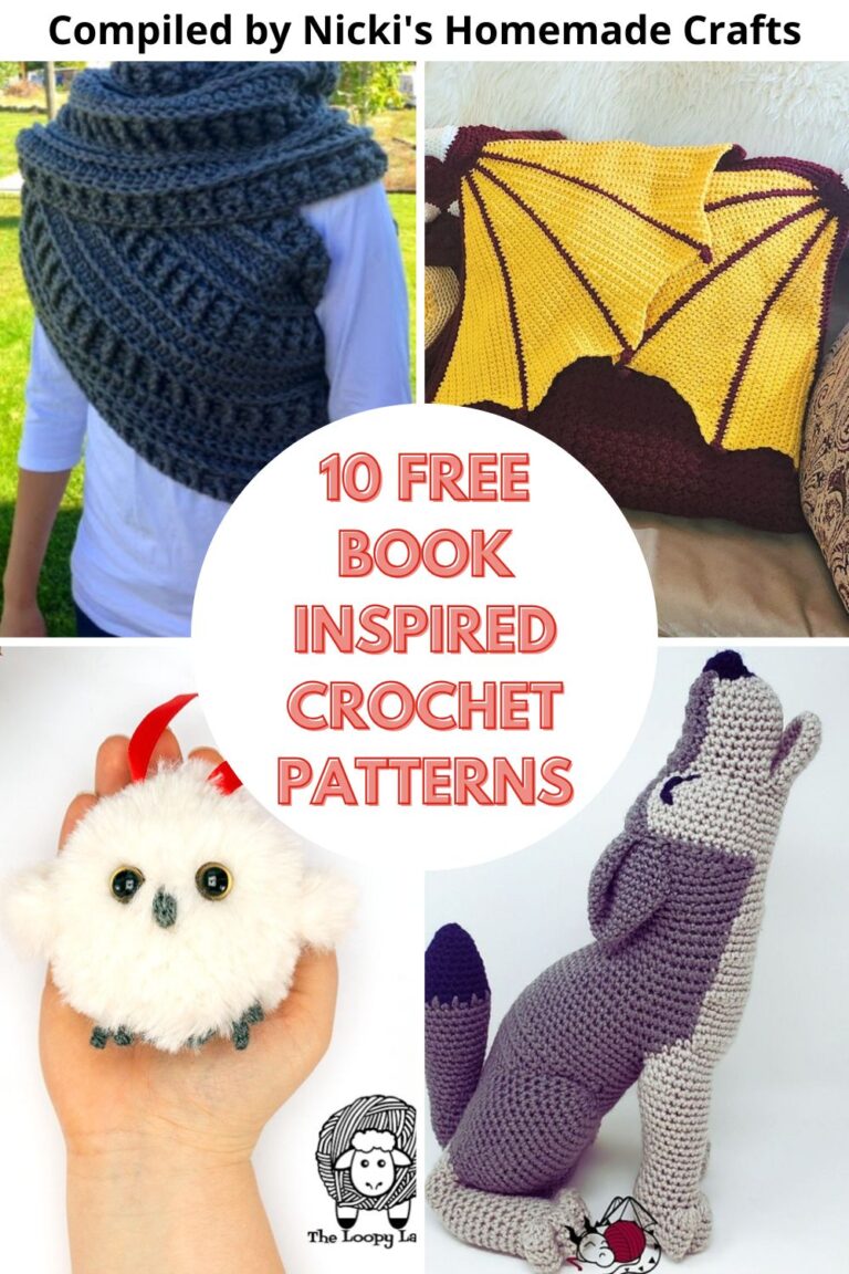 10 FREE Magical Book-Inspired Crochet Patterns Every Bookworm will Love ...