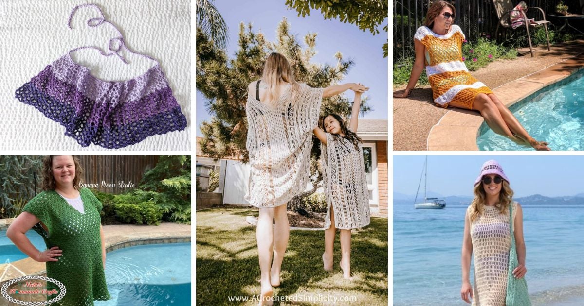 20 Free Crochet Beach Cover-Up Patterns You’ll Want to Make This Summer ...