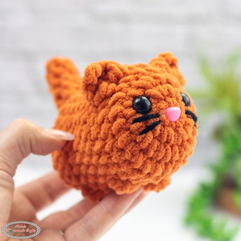 No-Sew Loaf Cat Crochet Pattern - Free Written Tutorial with Video ...