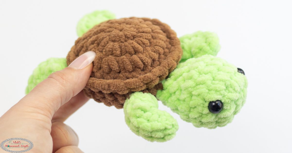 Free No-Sew Crochet Turtle Pattern – Adorable Baby Turtle Plushie for ...