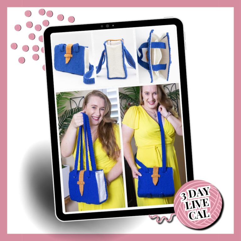 Free Crochet Book Bag - Realistic 2-in-1 Pattern with Many Pockets - 3 ...