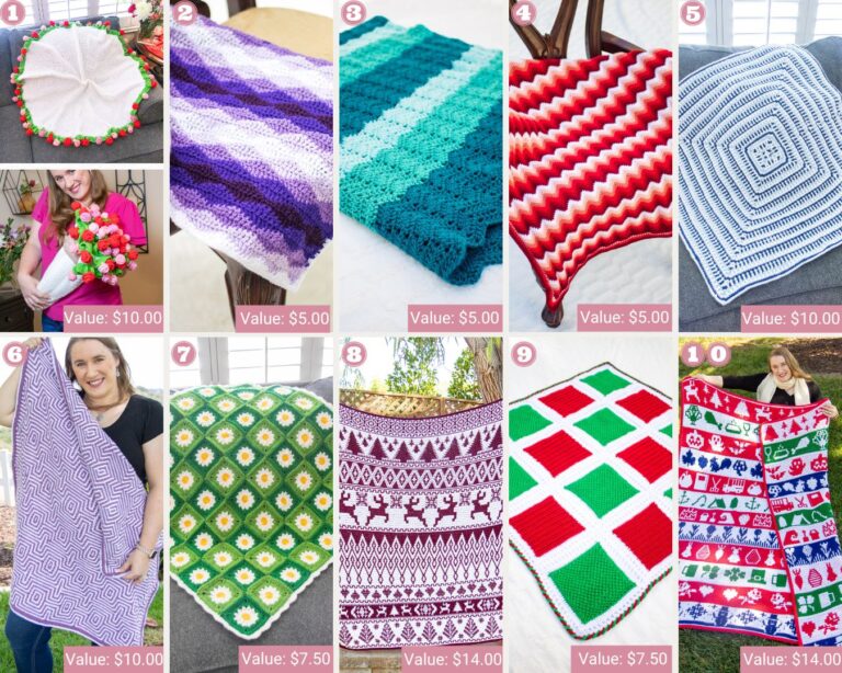 Crochet Blankets Made Easy - 40 Patterns, ad-free, with 40+ Videos ...
