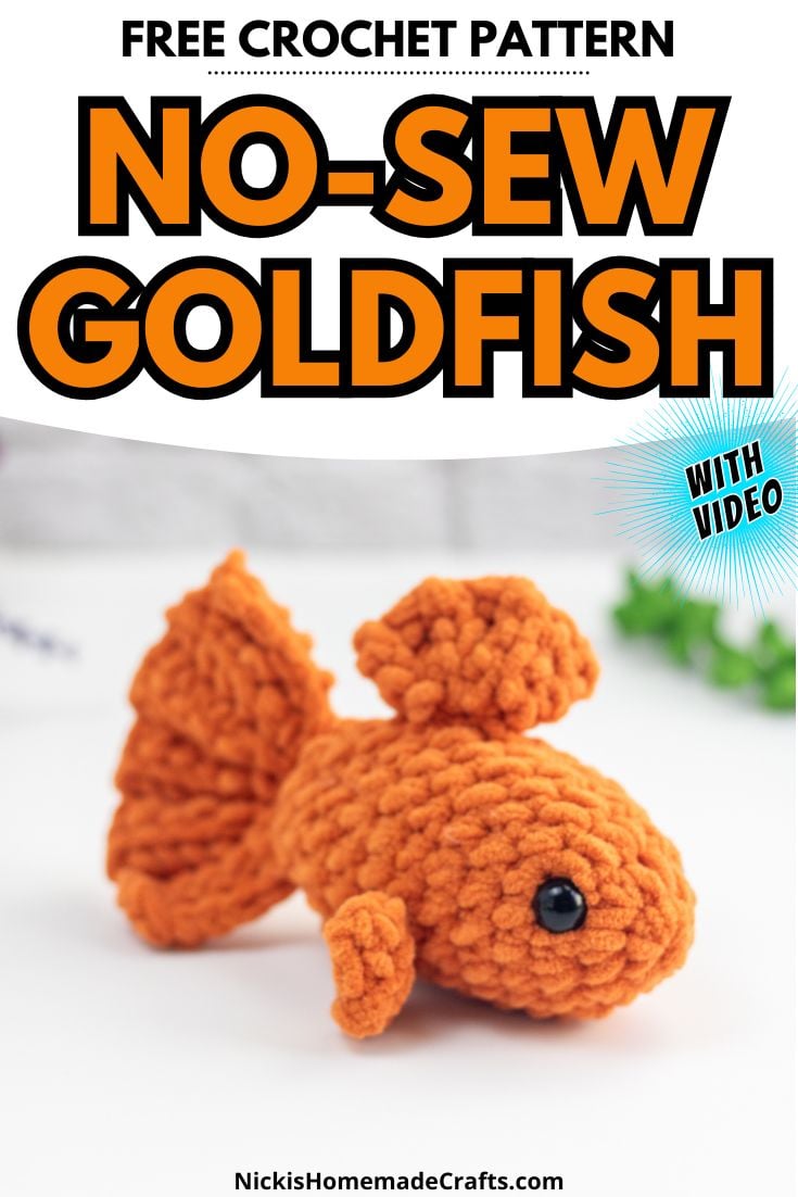 No-Sew Crochet Fish Pattern with Video – Free, Fast & Fun! - Nicki's ...