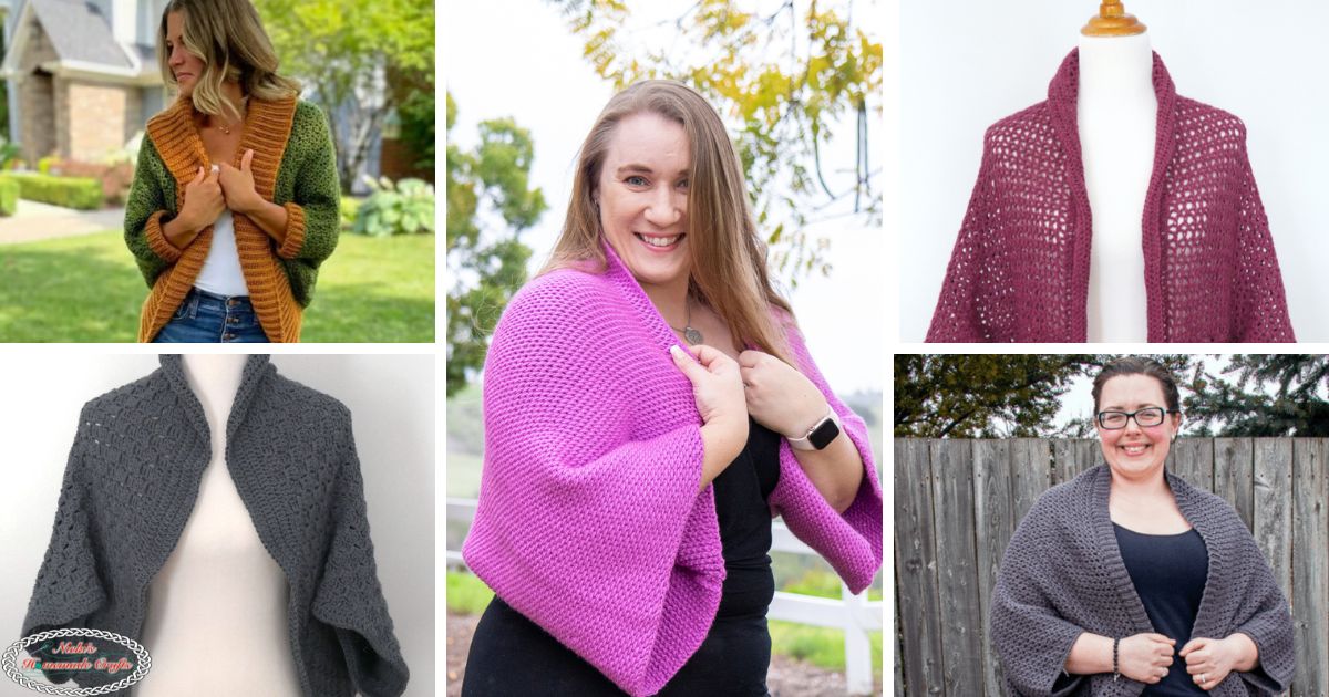 10 FREE Crochet Cocoon Cardigan Patterns You’ll Want to Wear All Year ...