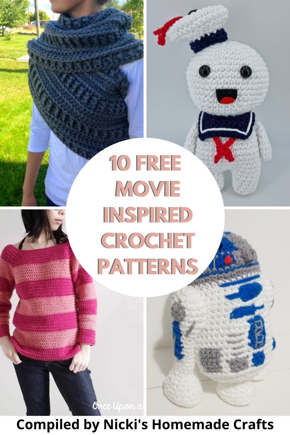 10 FREE Movie Crochet Patterns Every Fan Will Love! - Nicki's Homemade ...