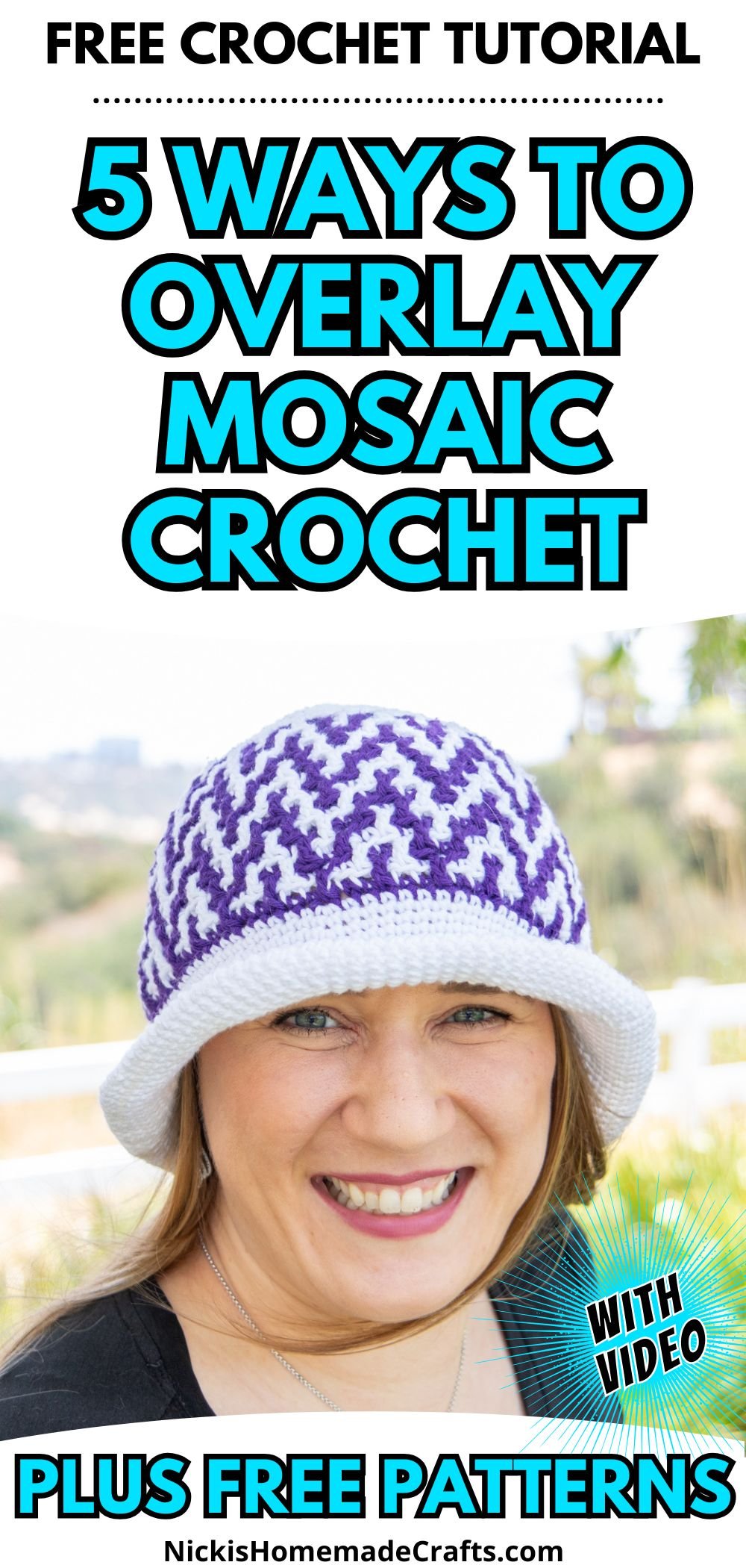 5 Overlay Mosaic Crochet Techniques: Regular vs Reversible Explained ...