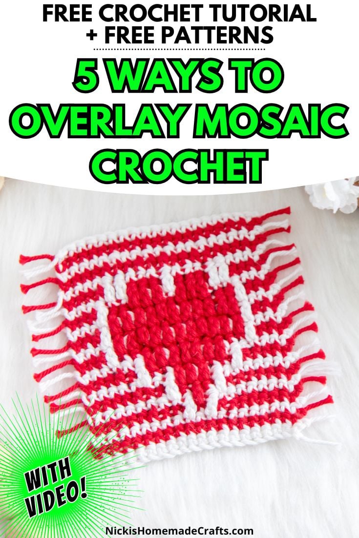 5 Overlay Mosaic Crochet Techniques: Regular vs Reversible Explained ...