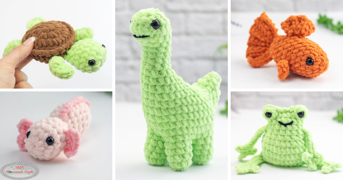 11 FREE No Sew Amigurumi Crochet Patterns - Best for Craft Fairs ...