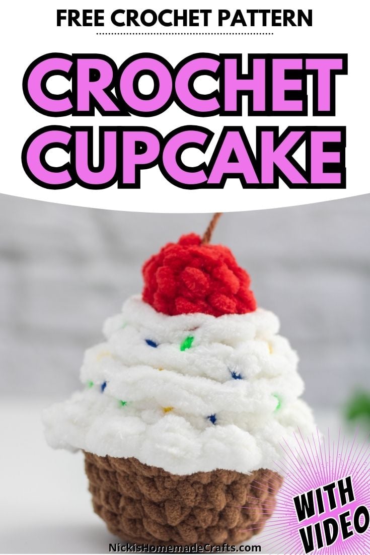 Free No-Sew Crochet Cupcake Pattern – Easy Cake Plushie for Craft Fairs & Beginners - Nicki's ...