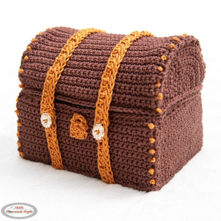 Free Crochet Treasure Chest Storage Basket Pattern - 3 Video Tutorials ...