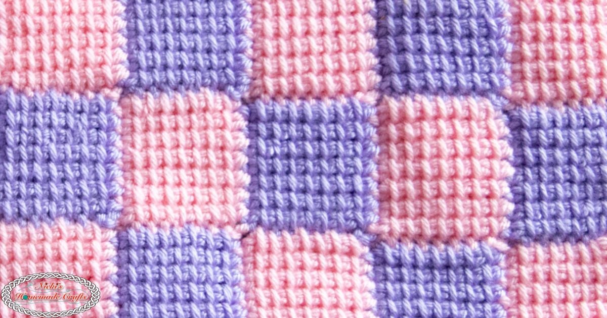 How to Crochet Tunisian Entrelac - Easy Tutorial with Video - Nicki's ...