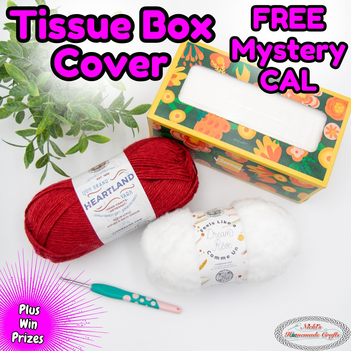 Quick Tissue Box Cover Mystery Crochet Along - Fun & Free Pattern ...