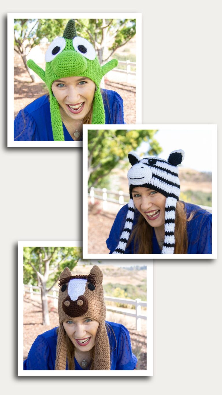 15 Crochet Moving Creature Hats Made Easy Ebook with 9+ Videos - Nicki ...