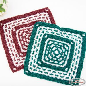 Free Crochet Mosaic Granny Square Brick Pattern - MooglyCAL Afghan ...