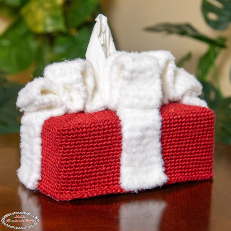 Free Rectangular Gift Tissue Box Cover Crochet Pattern (with 3 Video ...