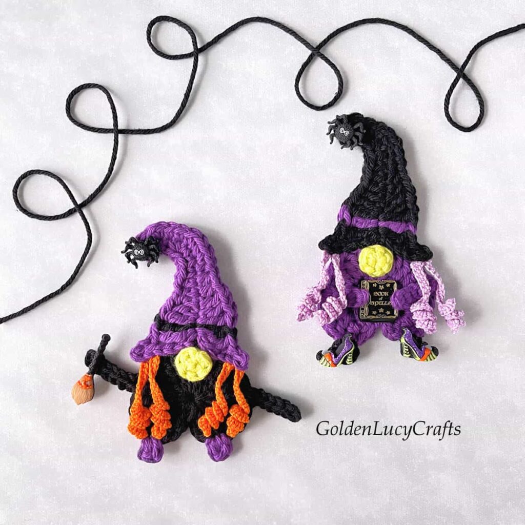 10 Free Crochet Witch Patterns For Halloween - Nicki's Homemade Crafts