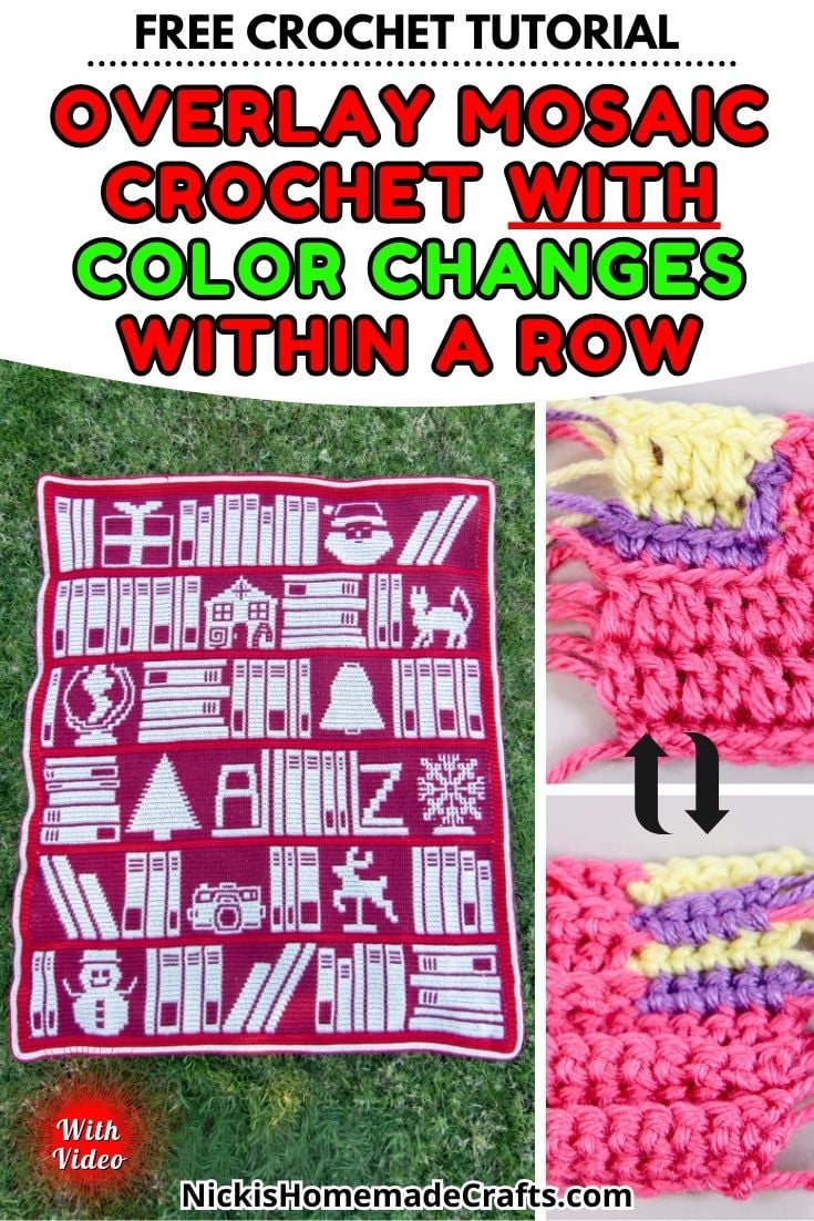 How to: Overlay Mosaic Crochet with Color Changes - Free Tutorial ...