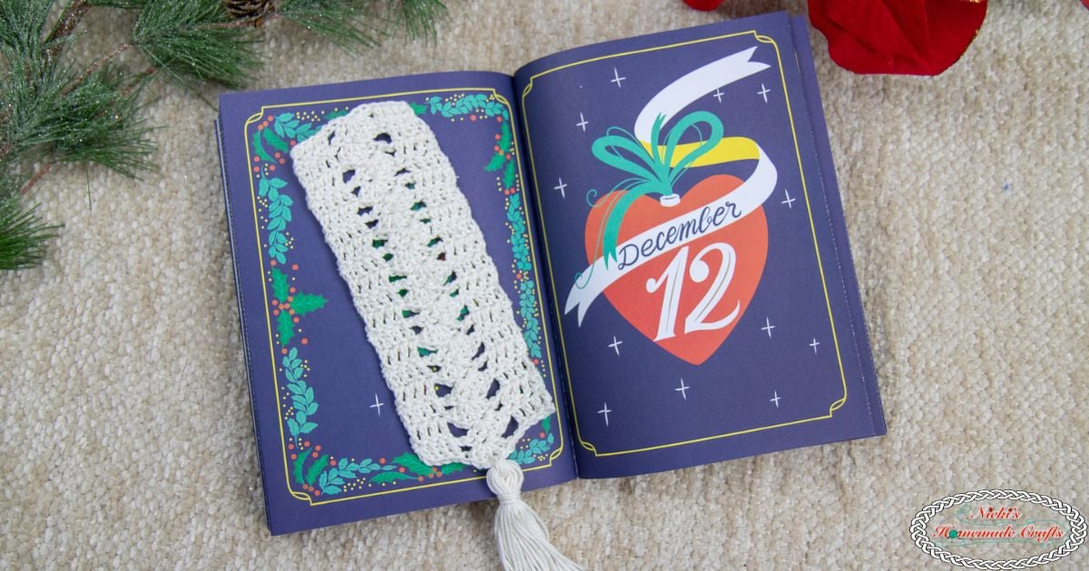 Free Crochet Bookmark Pattern - Day 6 of the Advent Calendar MCAL 2025 ...