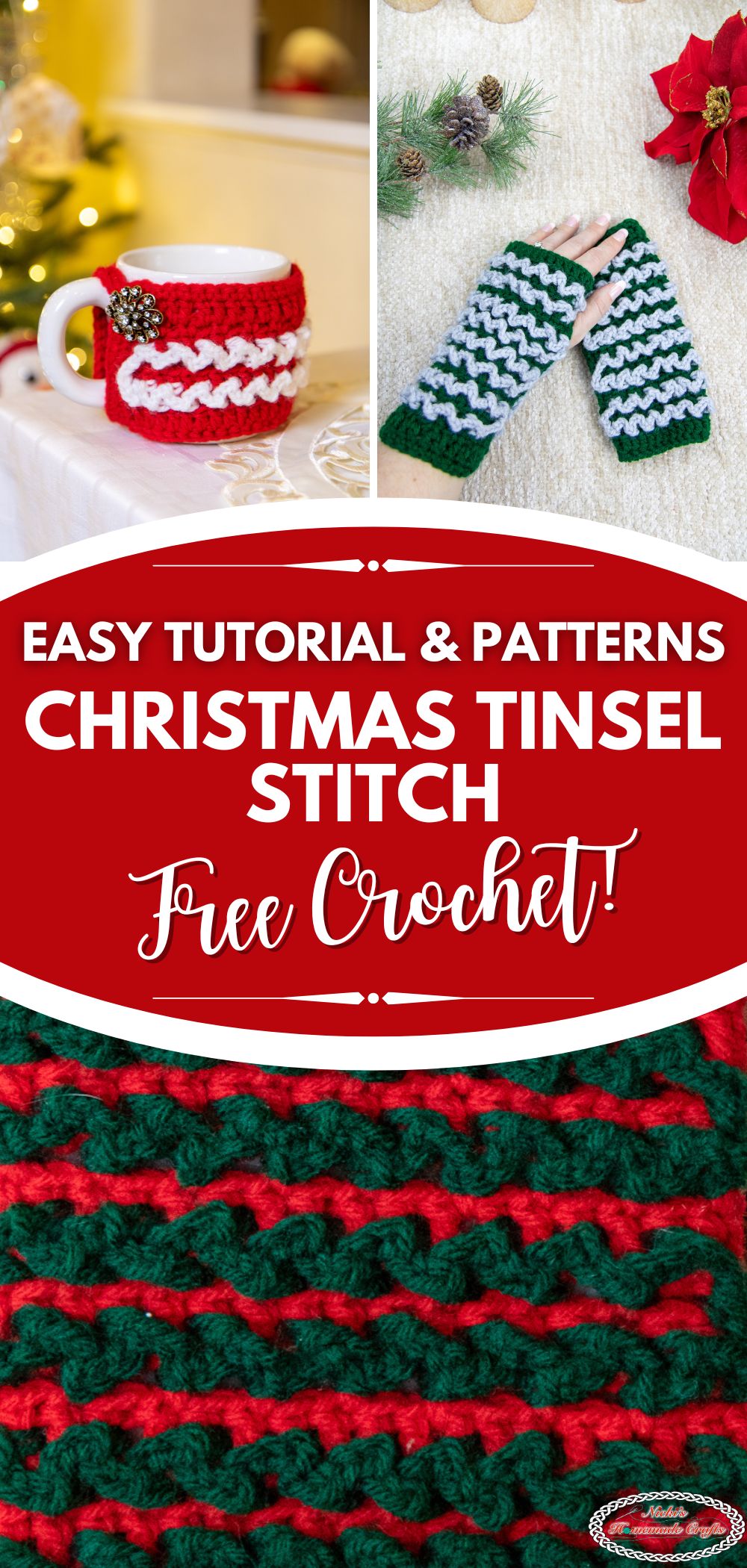 Crochet Tinsel Stitch Tutorial with Video - Day 17 of Advent Calendar ...