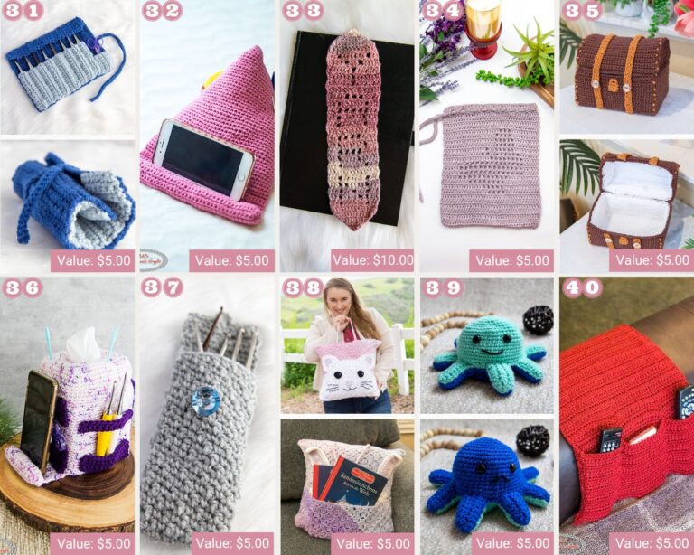 50 Crochet Book Lover Patterns Made Easy - ad-free, with 66+ Videos ...