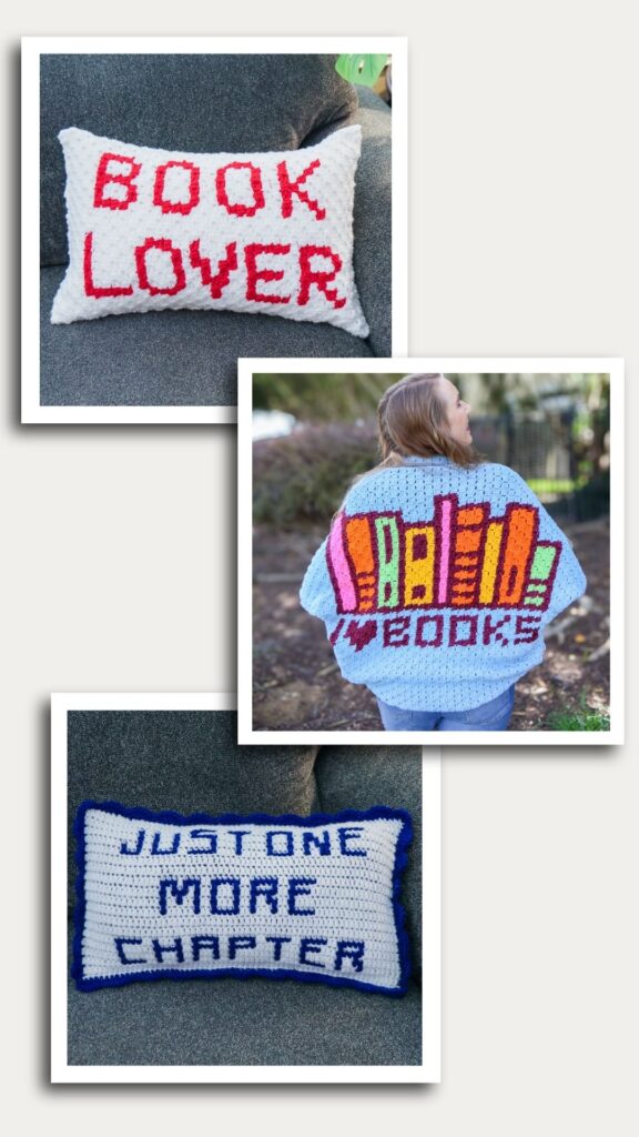 50 Crochet Book Lover Patterns Made Easy - ad-free, with 66+ Videos ...