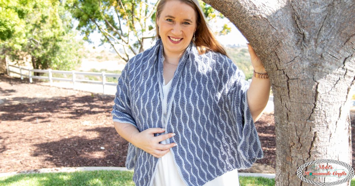 Free Tunisian Crochet Shawl Pattern with Video - Mini Tunisian MCAL ...