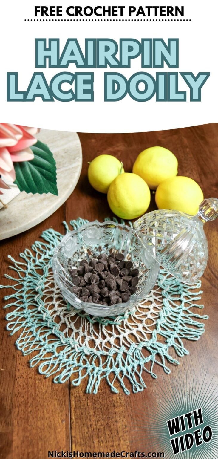 Free Hairpin Lace Crochet Circular Doily Pattern 2 of the Live Hairpin ...